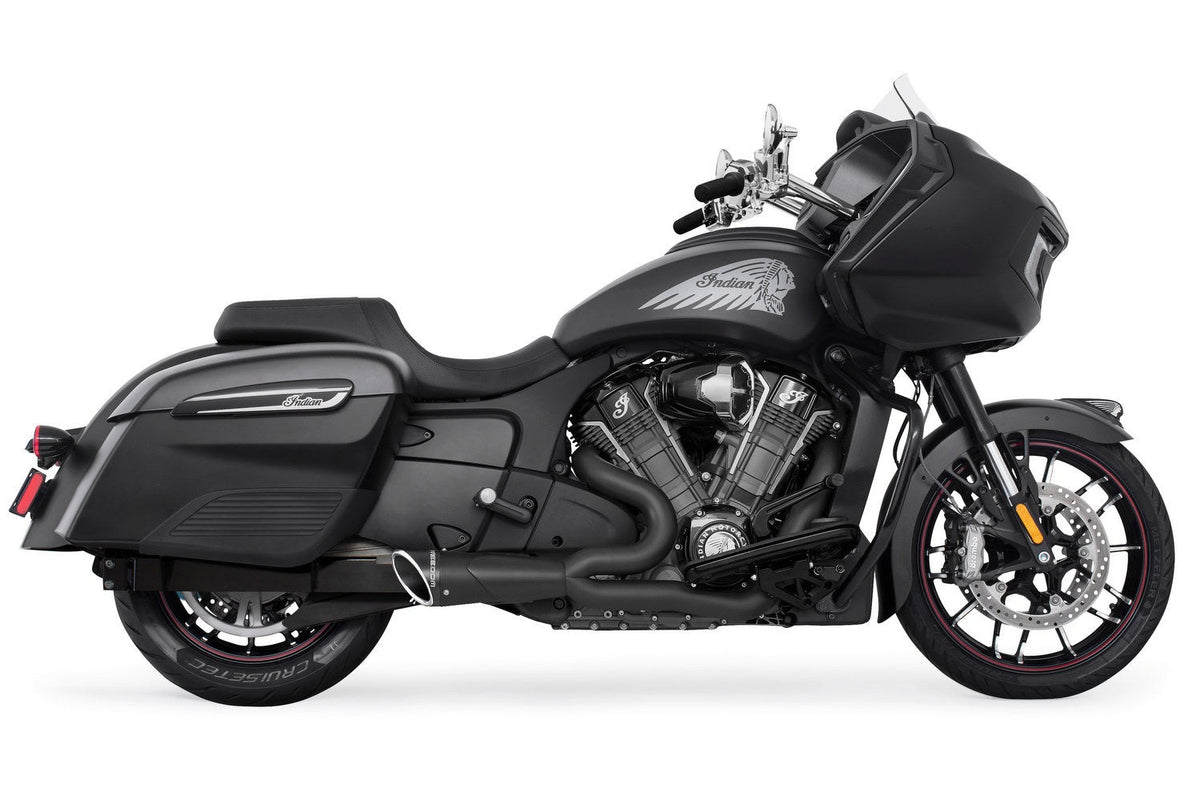 INDIAN CHALLENGER/PURSUIT/ELITE 2-INTO-1 SHORTY FULL SYSTEM BUNDLE